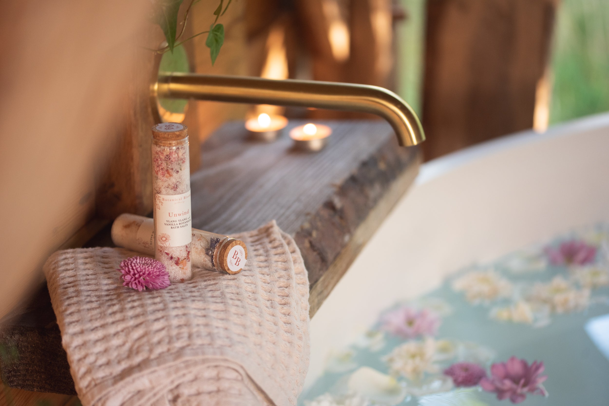 Wildflowers Bath Salt tube – Botanical Bloom Apothecary